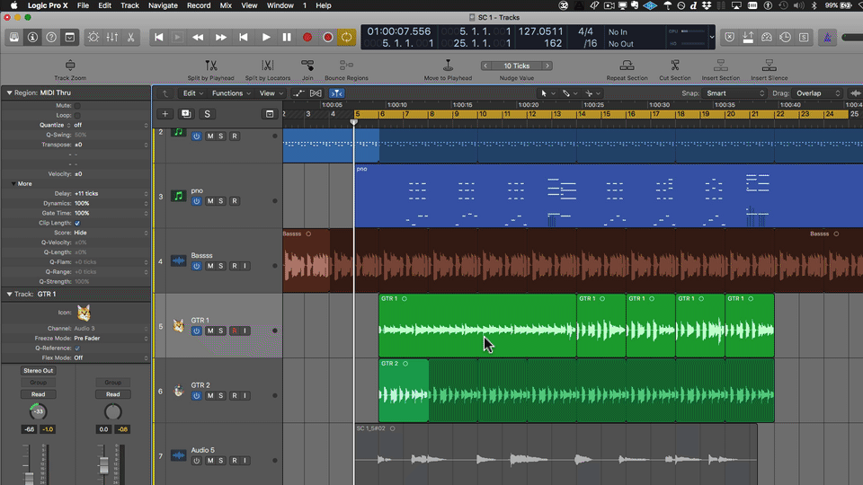 Garageband 10 1 Transpose Region Powencompass